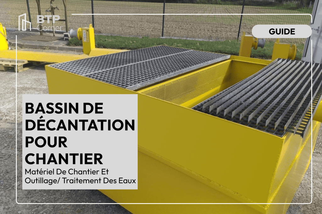 Bassin de décantation pour chantier - Devis gratuit