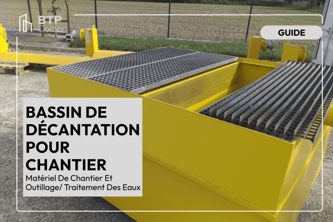 Bassin de décantation pour chantier - Devis gratuit